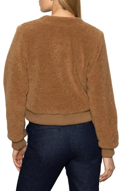 Sanctuary Faux Shearling Cardigan