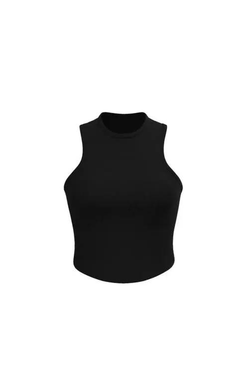 VITALITY Cloud Ii Rib High Neck Tank - Midnight
