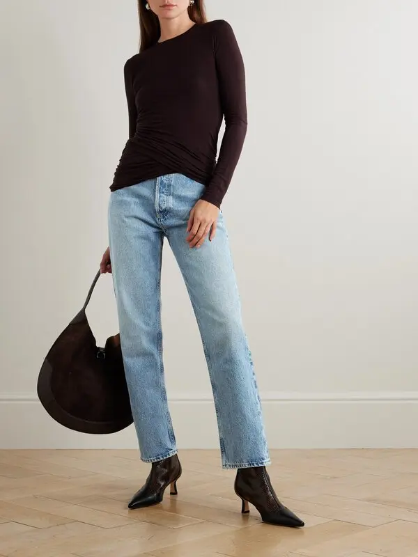 AGOLDE 90s Pinch High-rise Straight-leg Jeans - Blue