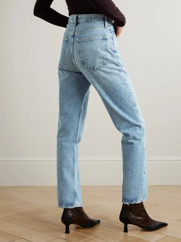 AGOLDE 90s Pinch High-rise Straight-leg Jeans - Blue