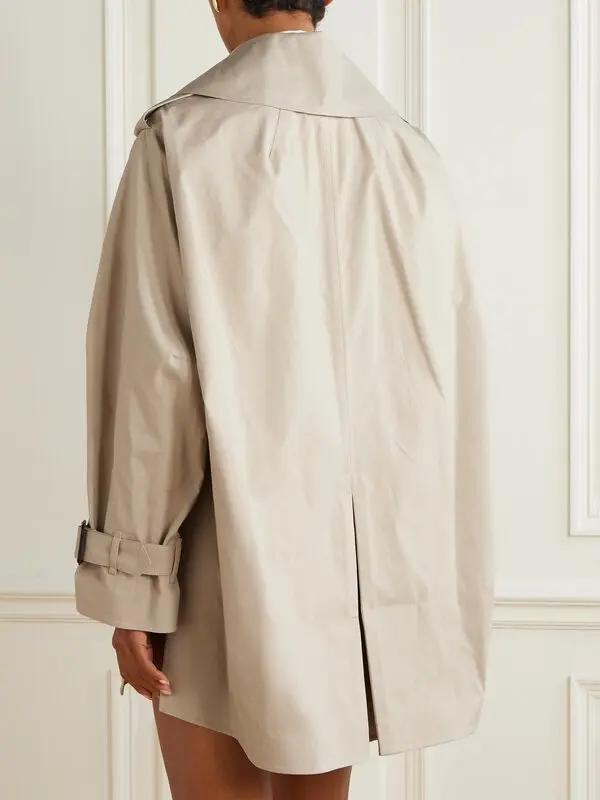 Givenchy Double-breasted Belted Cotton-gabardine Trench Coat