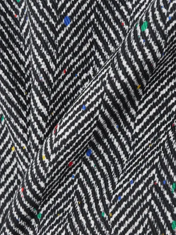Givenchy Paneled Herringbone Mini Skirt