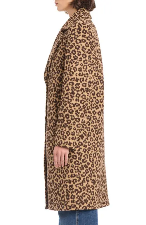 Vince Camuto Printed Single Breasted Coat