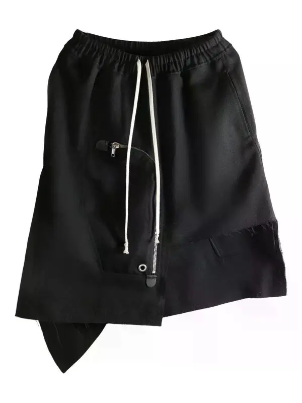 Rick Owens Dracca Drawstring Mini Skirt