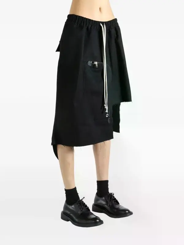 Rick Owens Dracca Drawstring Mini Skirt