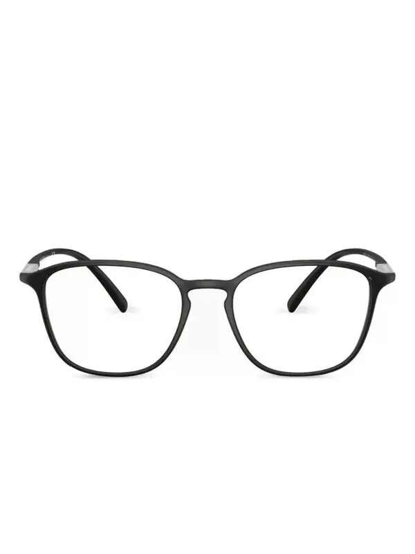 Giorgio Armani Round Frame Glasses - Black