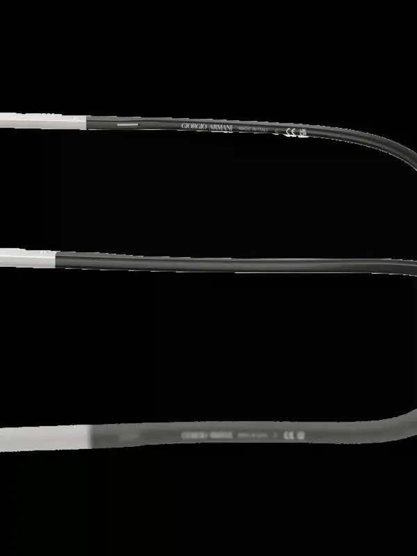 Giorgio Armani Round Frame Glasses - Black