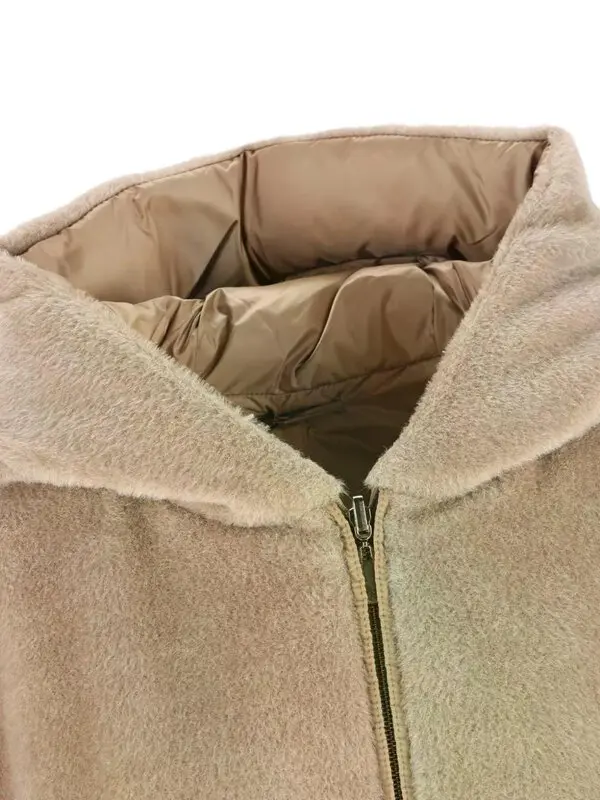 Max Mara Reversible Alpaca Wool Padded Coat