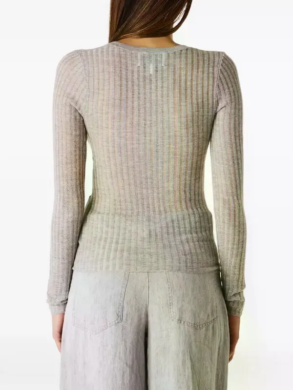 TWP Ribbed Crew-neck Top