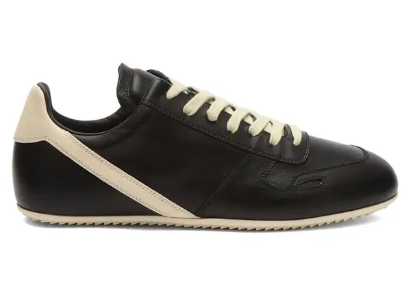 Rick Owens Concordians Minimal Sneakers - Black/milk