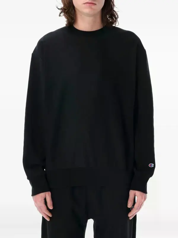 Champion Logo-patch Sweatshirt - Black
