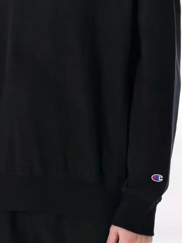 Champion Logo-patch Sweatshirt - Black