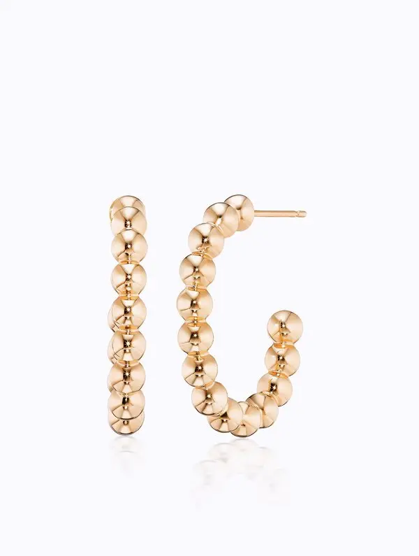 BRIONY RAYMOND Confetti Hoop Earrings - 18 Karat Rose Gold