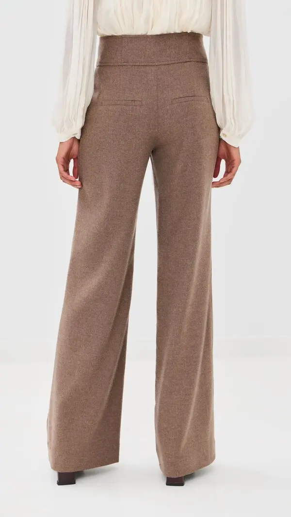 Veronica Beard Giovanna Wide-leg Pant - Lichen Melange