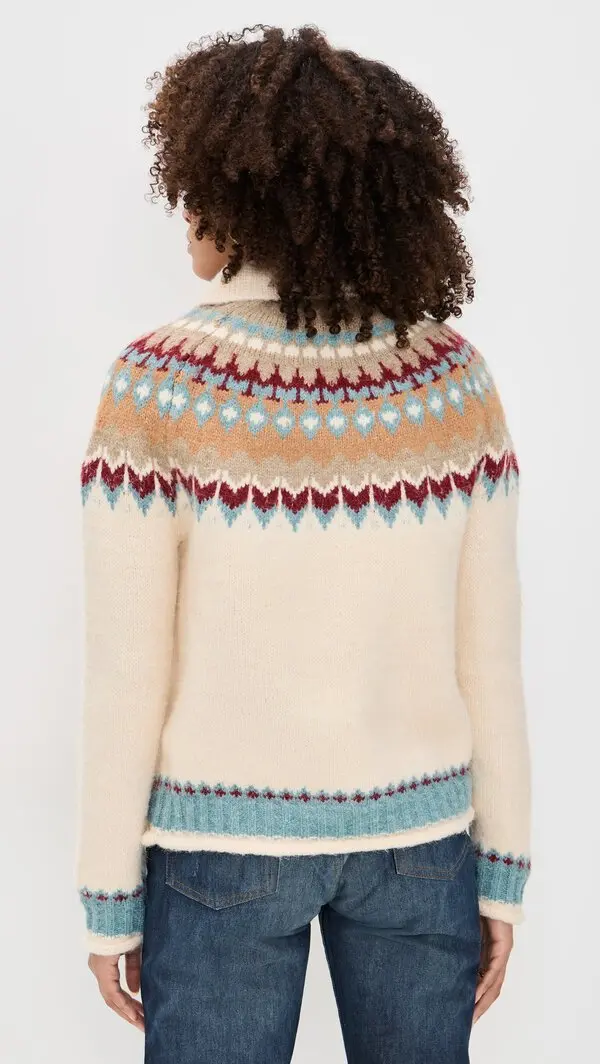 Line & Dot Vesper Fair Isle Sweater