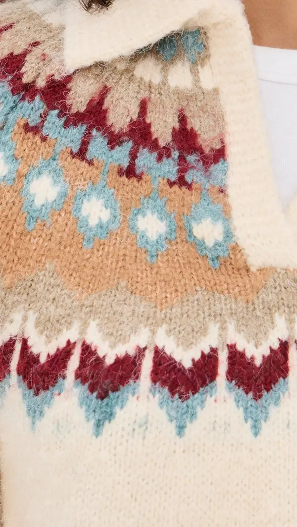 Line & Dot Vesper Fair Isle Sweater