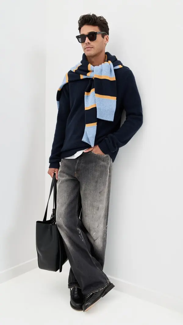 Guest In Residence Allday Cashmere Crewneck Sweater