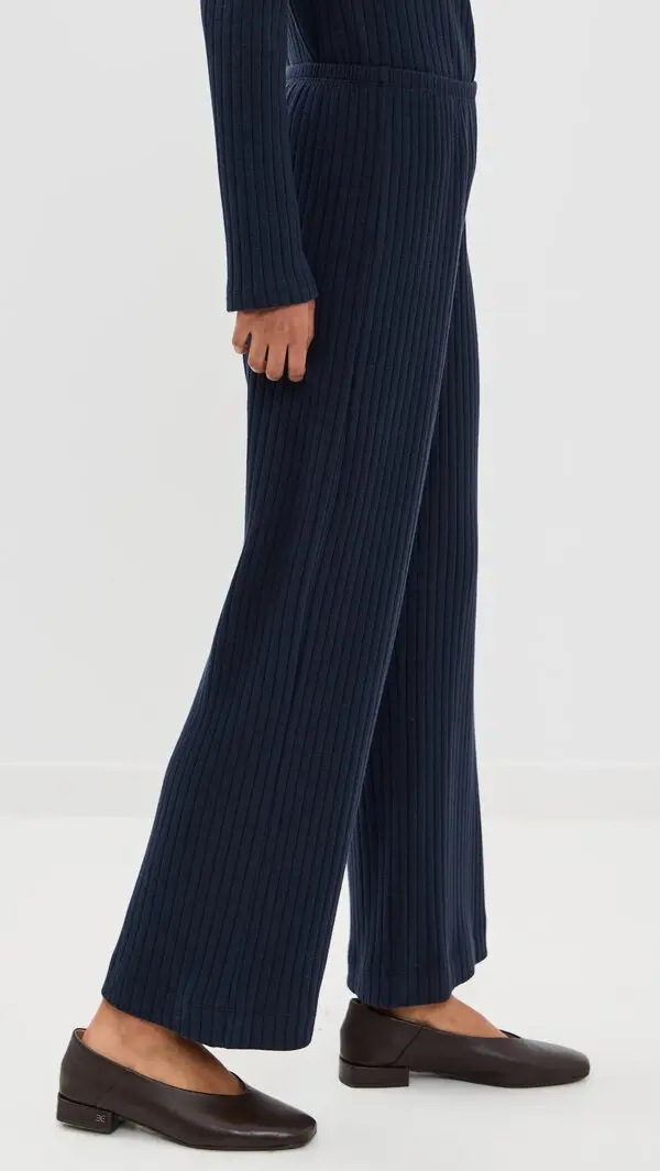 Donni. The Sweater Rib Simple Pants