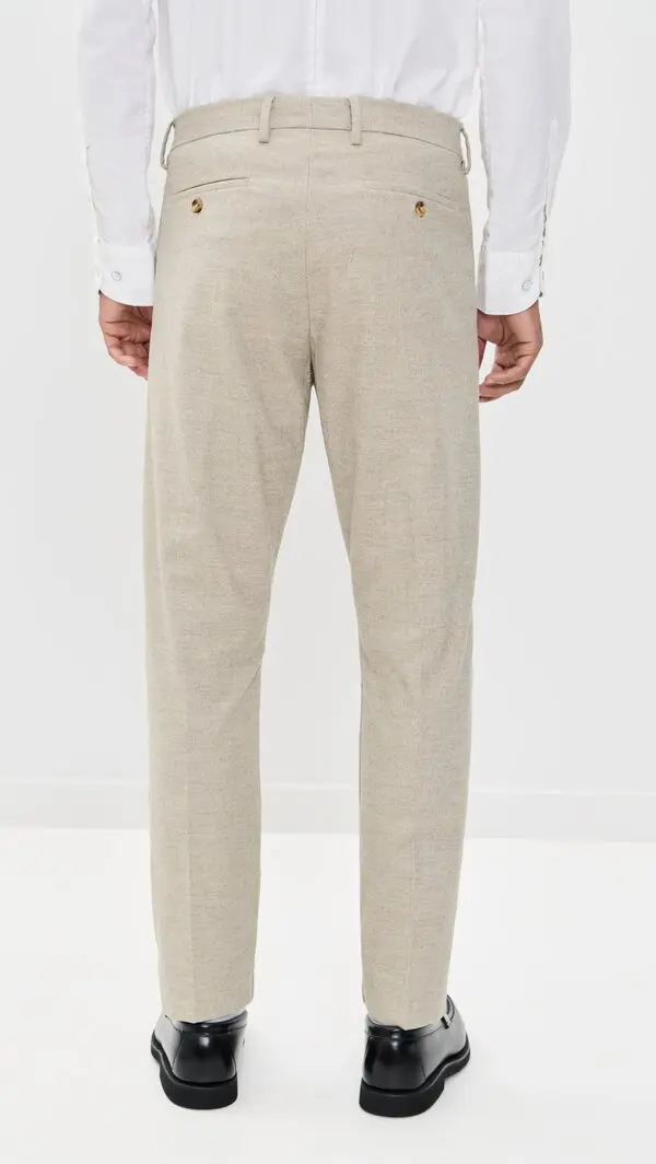 Nn07 Bill Relaxed Tapered Trousers - Cement