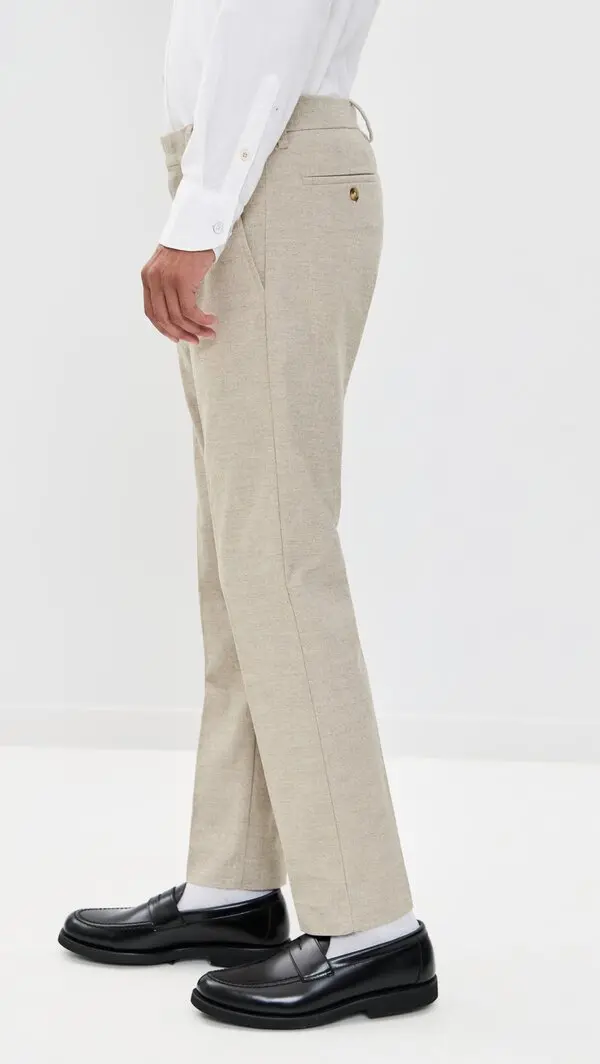 Nn07 Bill Relaxed Tapered Trousers - Cement
