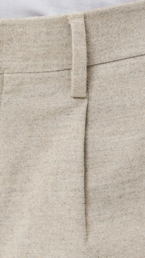 Nn07 Bill Relaxed Tapered Trousers - Cement