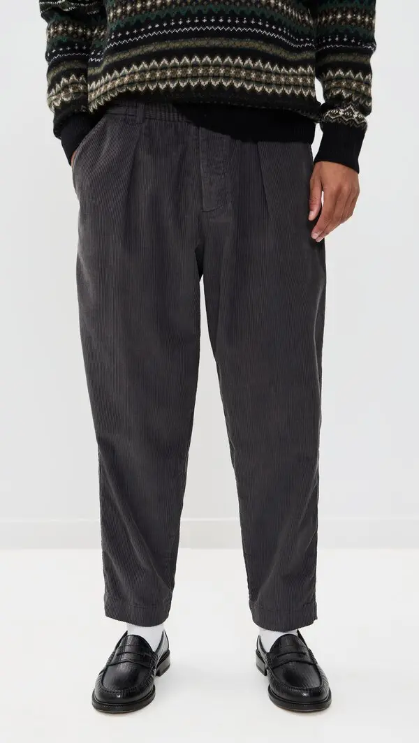 Universal Works Pleated Corduroy Track Pants