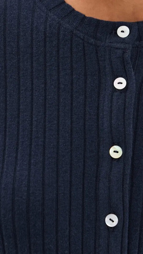 Donni. Ribbed Knit Cardigan