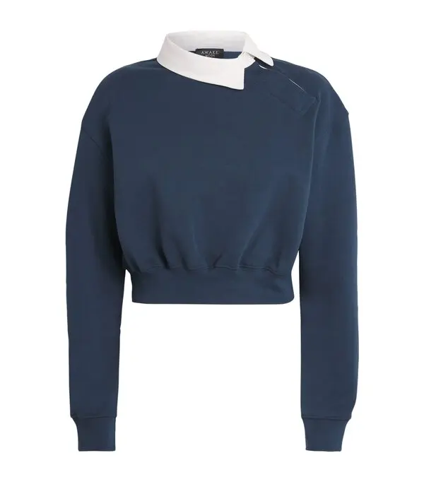 A.W.A.K.E. Mode Asymmetric Rugby Sweatshirt