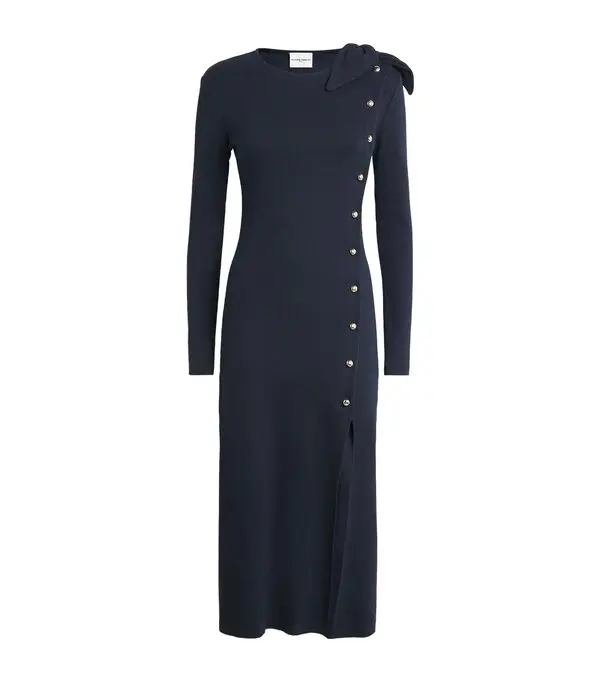Claudie Pierlot Stretch-cotton Midi Dress