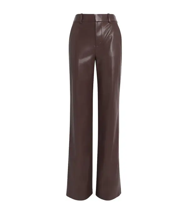 Alice + Olivia Vegan Leather Alexander Trousers