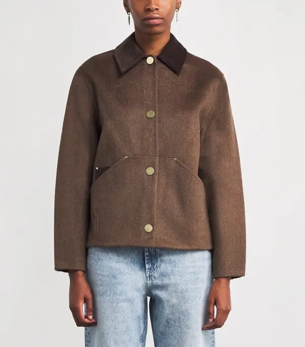 Claudie Pierlot Wool-blend Barn Jacket