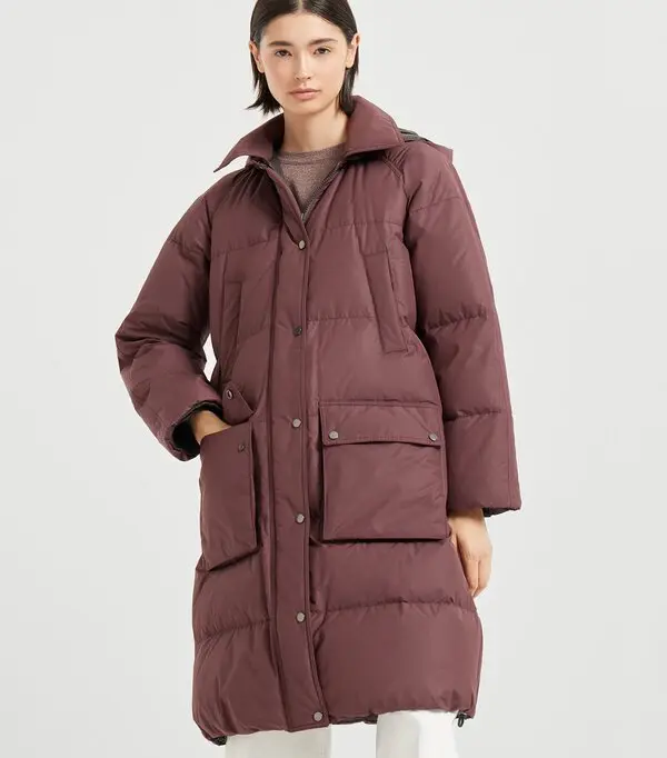 Brunello Cucinelli Technical Padded Hooded Jacket