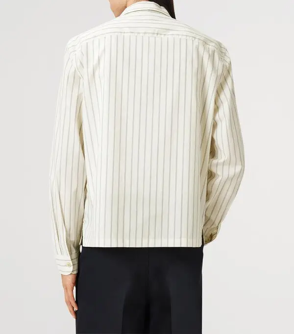 ALLSAINTS Organic Cotton Stripe Stanley Shirt