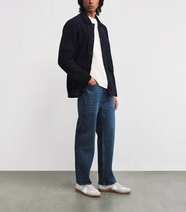 Officine Générale Straight-leg Vintage Wash Jeans