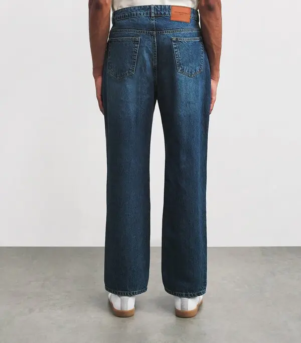Officine Générale Straight-leg Vintage Wash Jeans