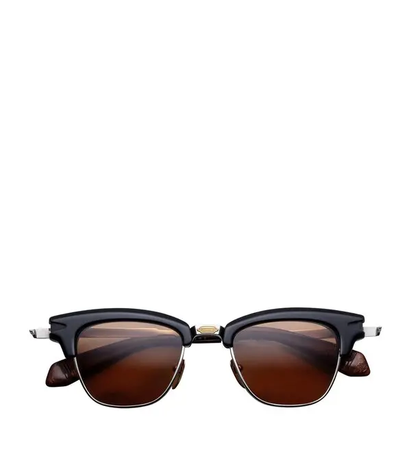JACQUES MARIE MAGE Sartre Sunglasses - Silver