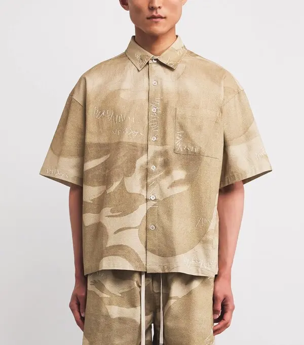 DOMREBEL Exposed Stitching Shirt