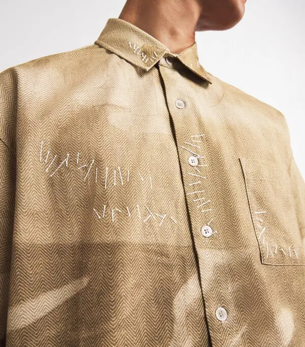 DOMREBEL Exposed Stitching Shirt