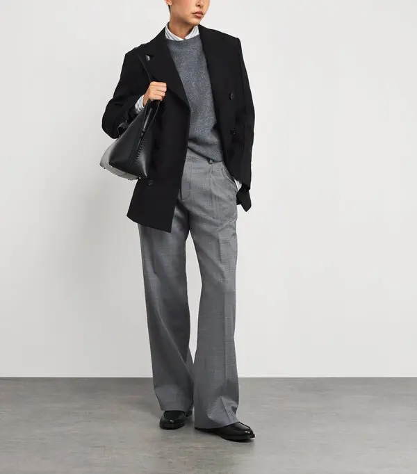 Sandro Wool-blend Straight Trousers