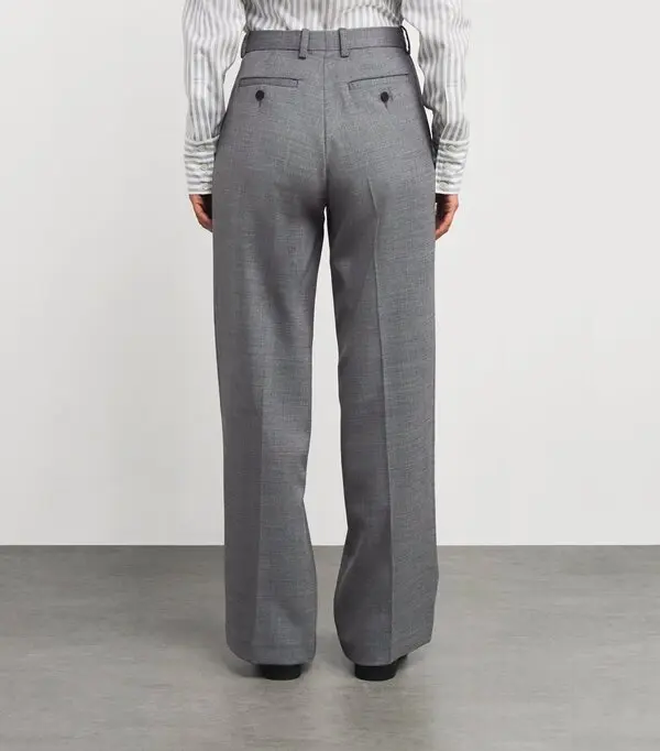 Sandro Wool-blend Straight Trousers
