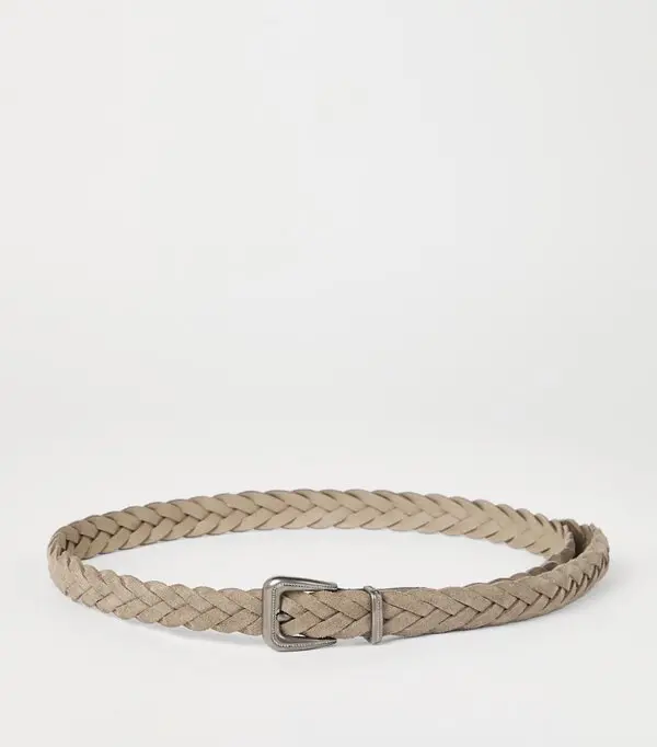 Brunello Cucinelli Braided Leather Belt