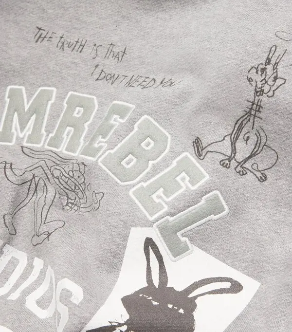 DOMREBEL Cotton College Logo Sweatshirt
