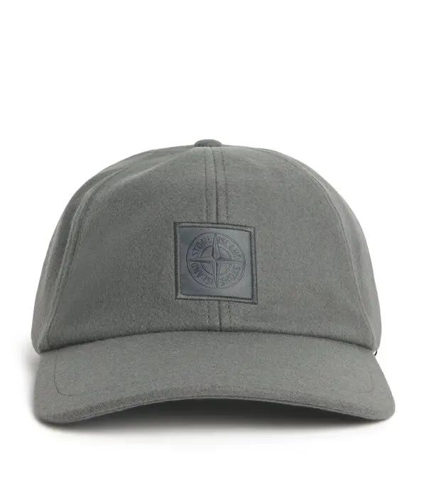 Stone Island Logo-patch Baseball Cap - Grey