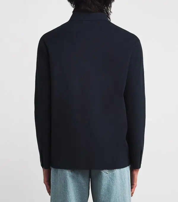 Sandro Spread-collar Cardigan - Blue