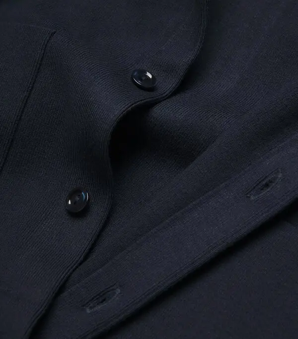 Sandro Spread-collar Cardigan - Blue