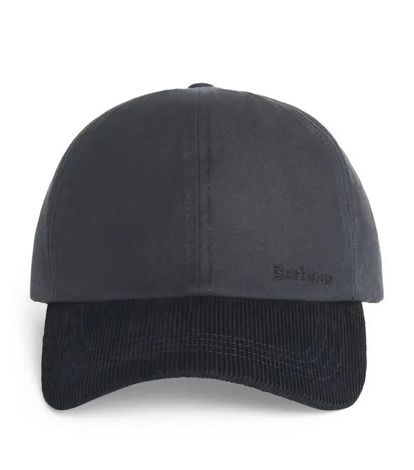 Barbour Cotton Corduroy Cap - Navy