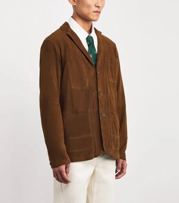 Polo Ralph Lauren Suede Unstructured Blazer