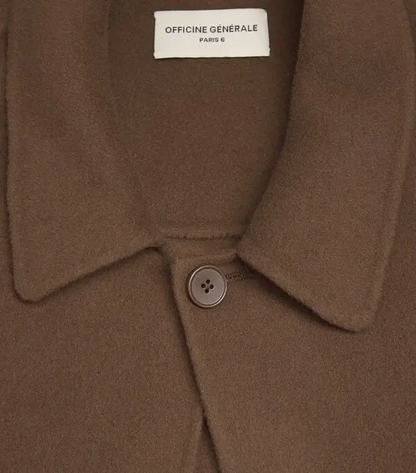 Officine Générale Wool Overshirt