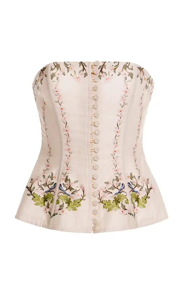 Agua Bendita Abelia Anhelo Corset Top - Print