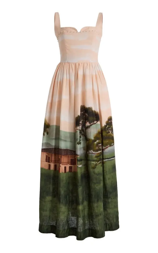 Agua Bendita Jaspe Paraiso Maxi Dress - Print